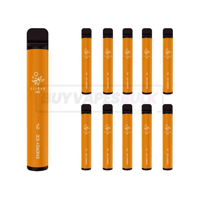Energy Ice Elf Bar 600 Puff Disposable Vape 10 Pack – Buy Vapes Bulk