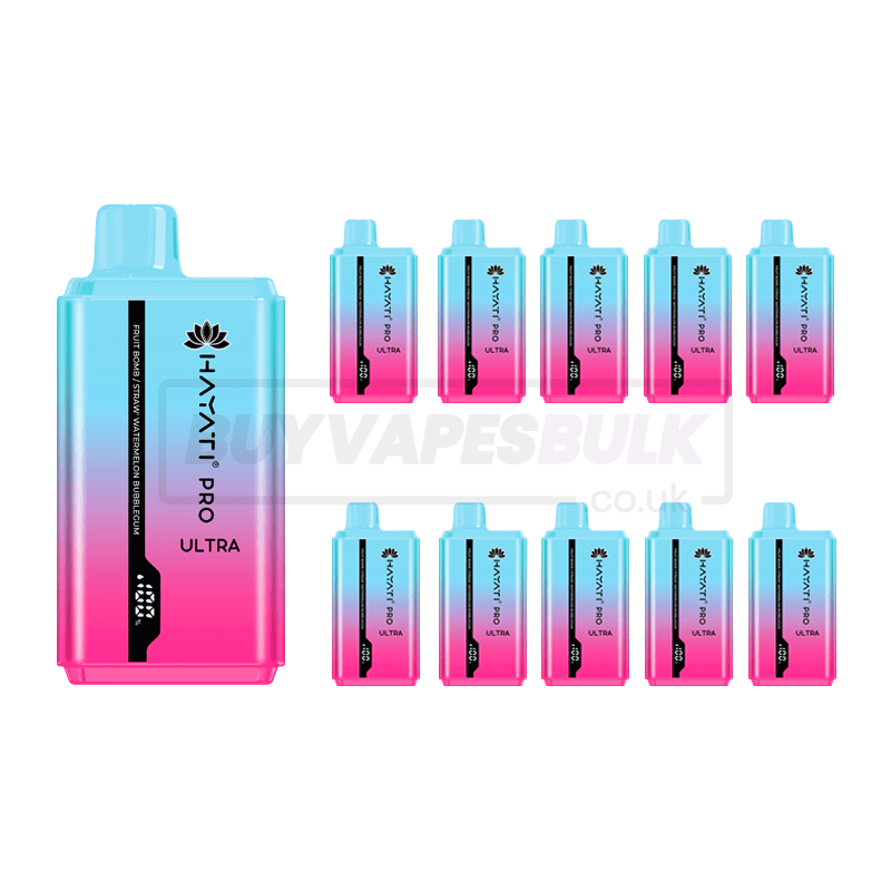 Fruit Bomb / Watermelon Bubblegum Hayati Pro Ultra 15000 10 Pack | Buy ...