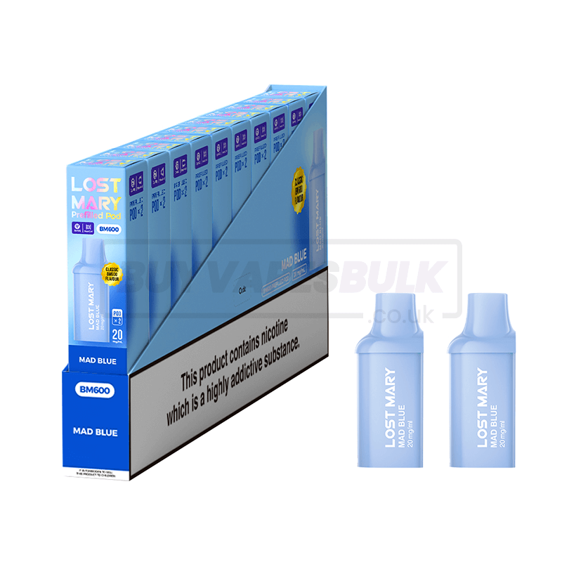 Mad Blue Lost Mary BM600 Prefilled Pods 10 Pack | Buy Vapes Bulk