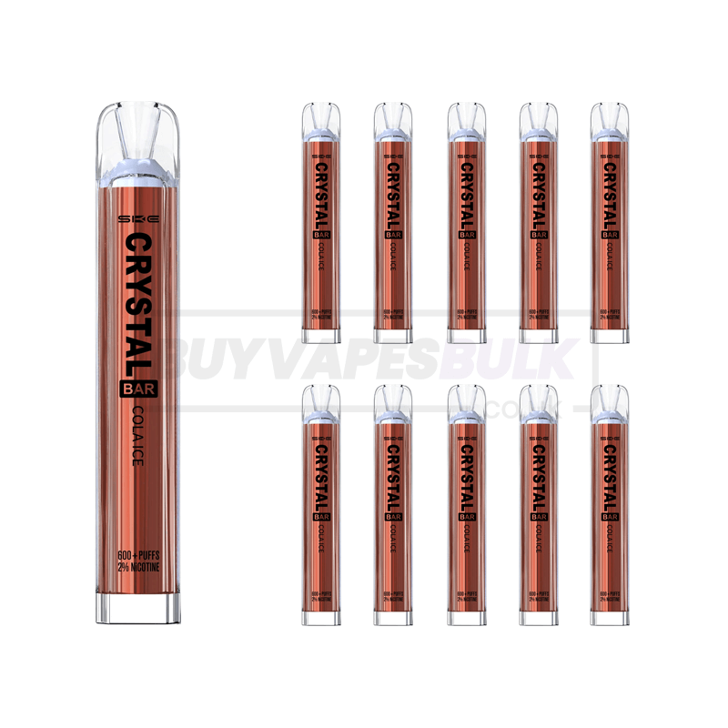 SKE Crystal Bar Cola Ice 600 Puff 10 Pack | Buy Vapes Bulk