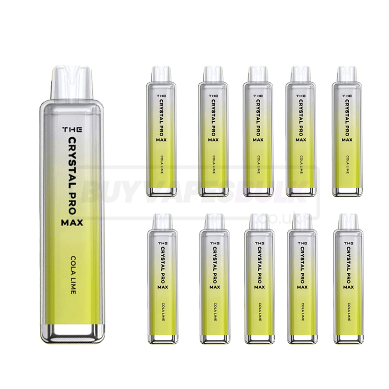 Cola Lime The Crystal Pro Max 4000 Disposable Vape 10 Pack – Buy Vapes Bulk